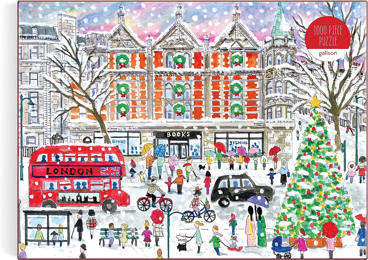 Christmas in London - Puzzle, 1000-Piece Jigsaw Puzzle by Michael ...