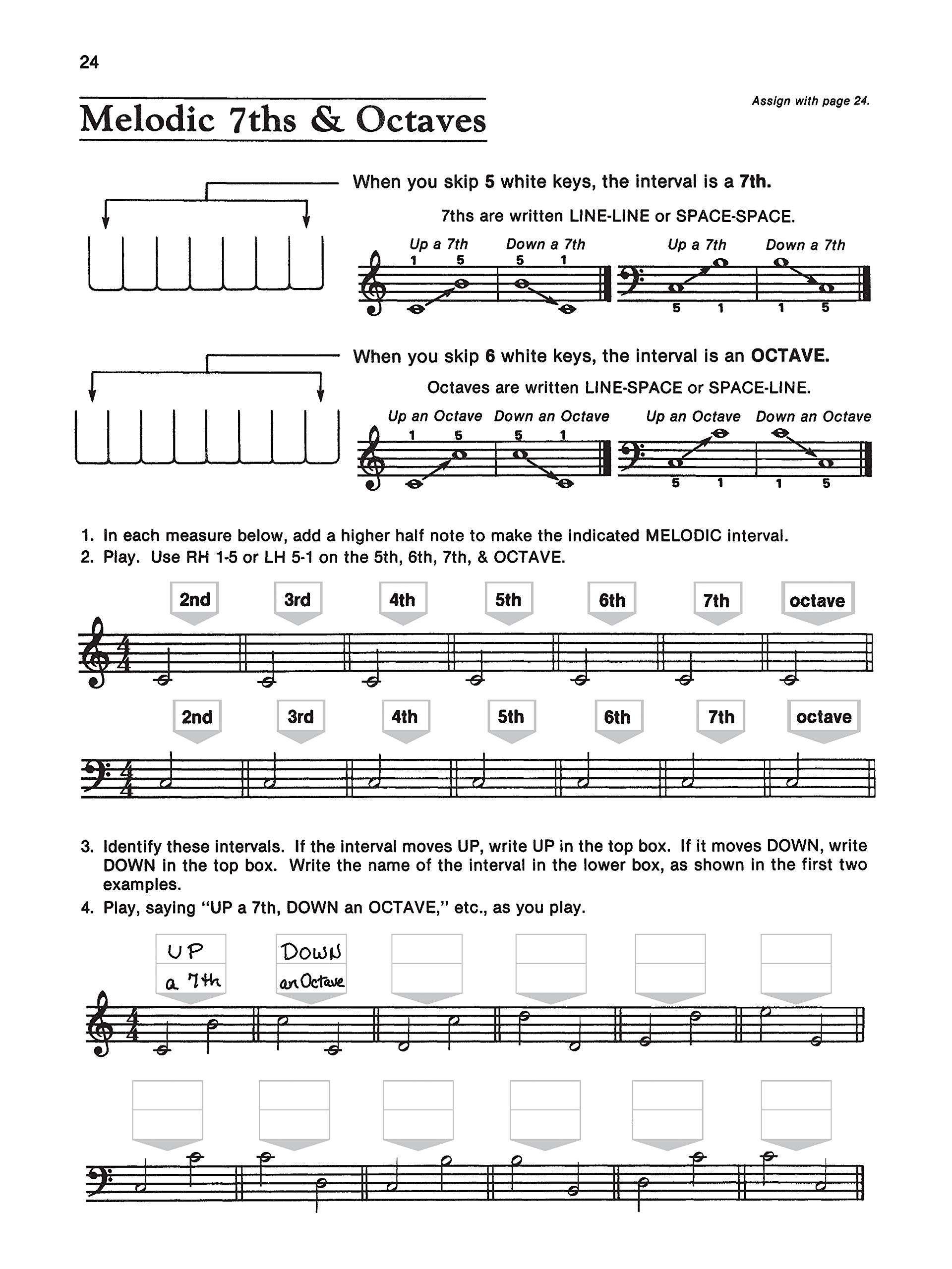 Alfred's Basic Piano Chord Approach Theory Book 2, A Piano Method for ...