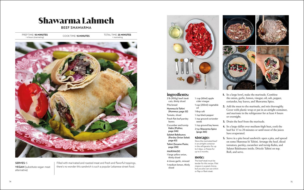 Lebanese Cuisine, The Authentic Cookbook by Samira Kazan ...