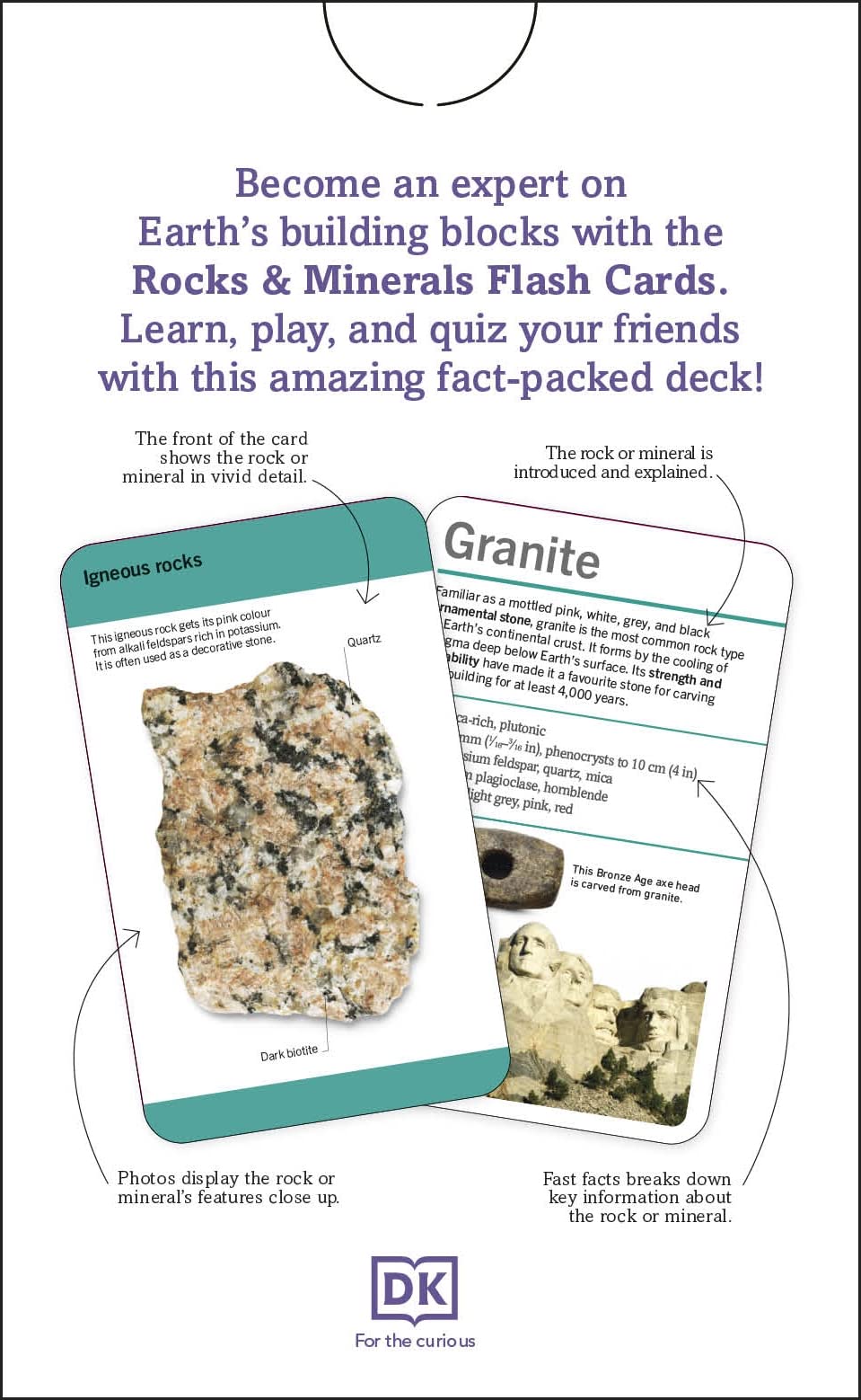 Our World in Pictures Rocks and Minerals Flash Cards, DK Our World in ...