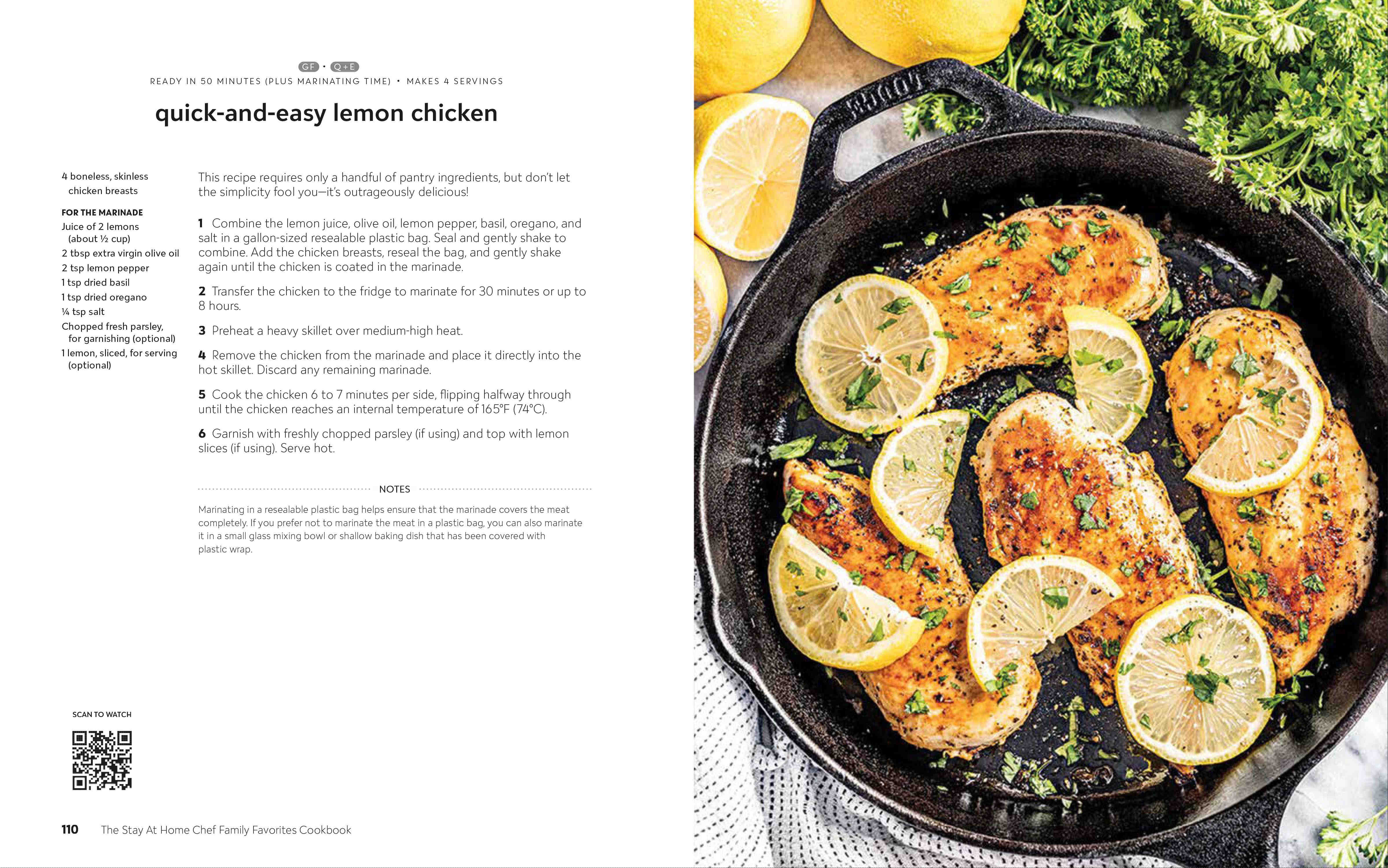 The Stay At Home Chef Family Favorites Cookbook by Rachel Farnsworth ...