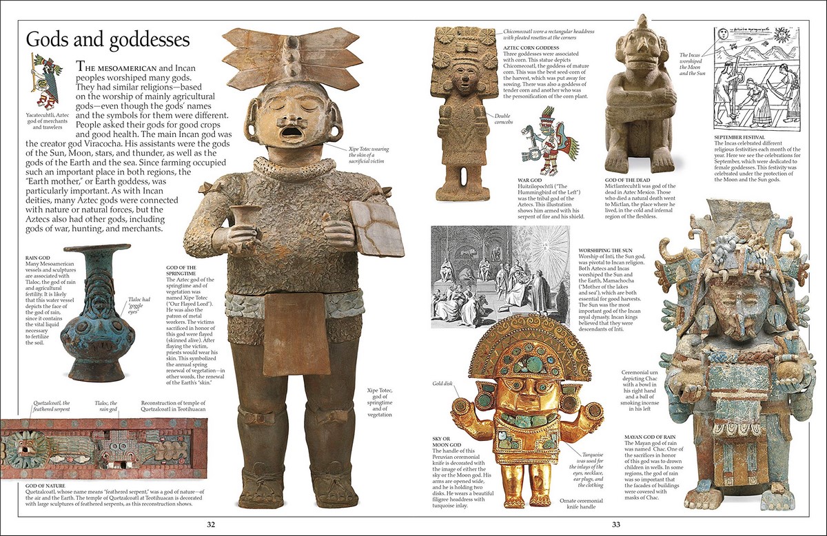 DK Eyewitness Books, Aztec, Inca & Maya: Discover the World of the ...