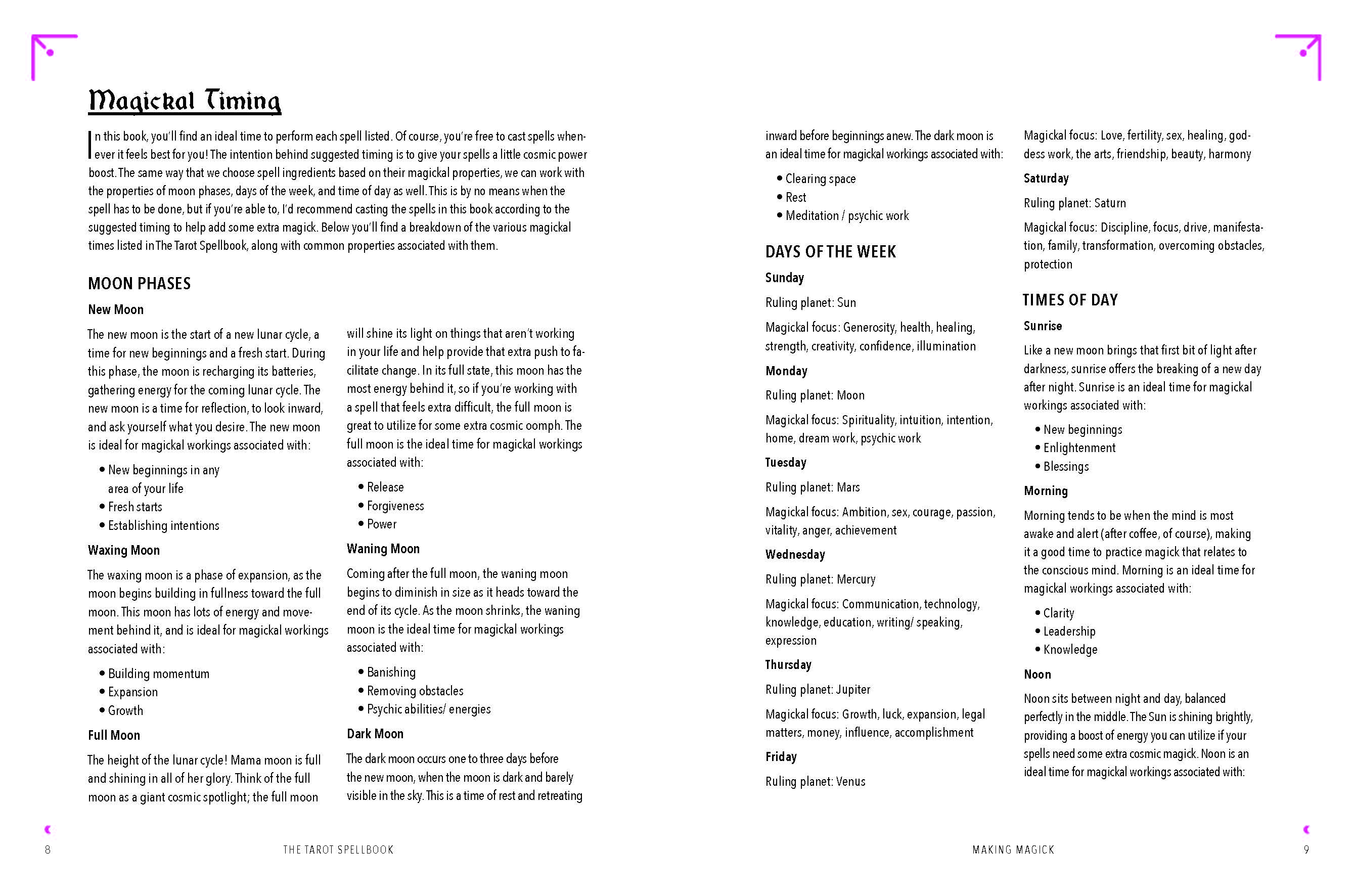 The Tarot Spellbook, 78 Witchy Ways to Use Your Tarot Deck for Magick ...