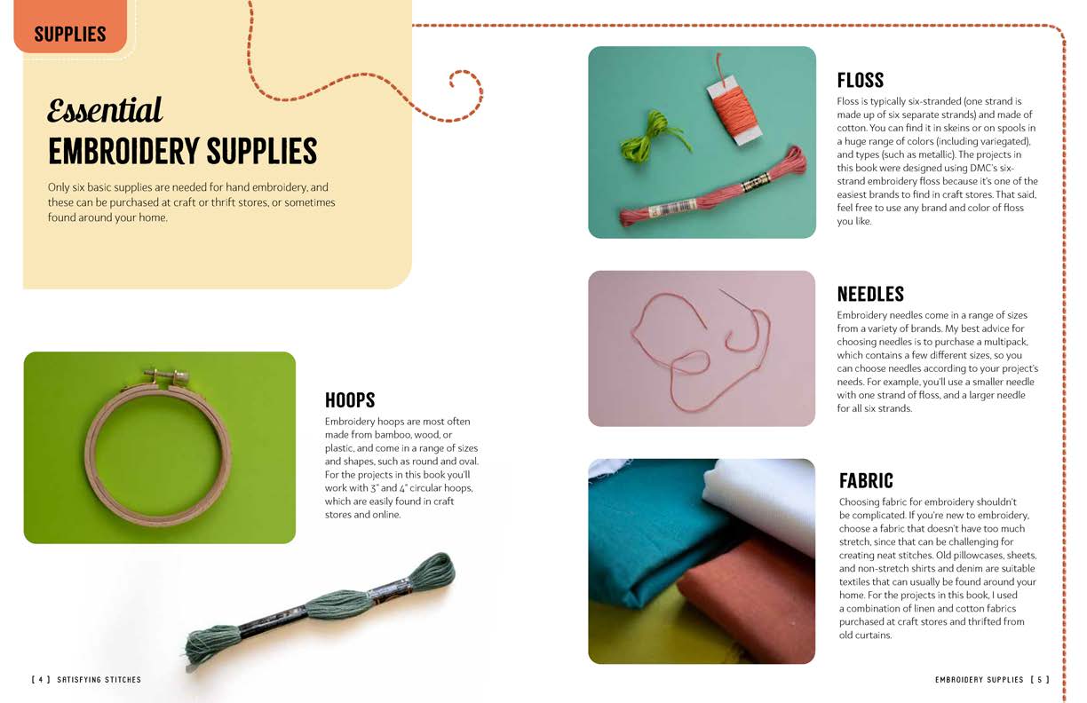 Satisfying Stitches, Learn Simple Embroidery Techniques and Embrace the Joys of Stitching by ...