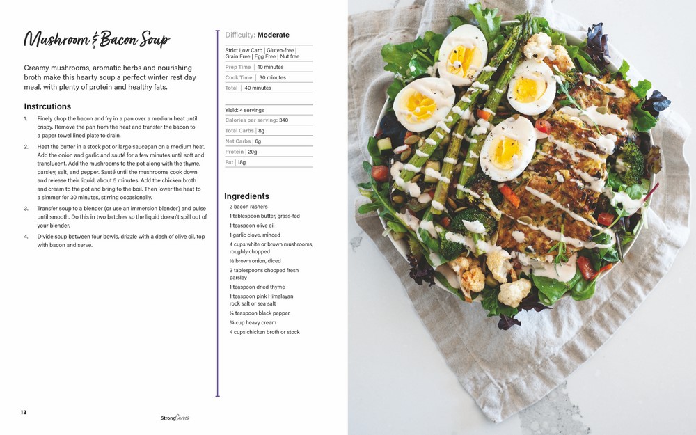 The Strong Curves Cookbook by Shelley Darlington | 100+ High-Protein ...