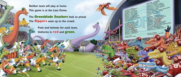 Dino-Football, Carolrhoda Picture Books by Lisa Wheeler | 9780761363941 ...