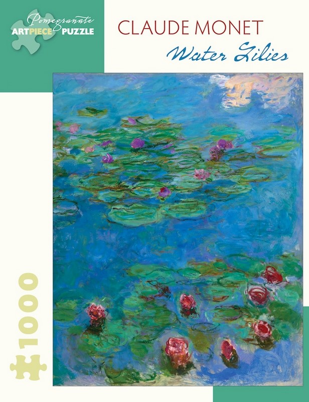 Water Lilies, 1000-Piece Jigsaw Puzzle by Claude Monet | 9780764984426 ...