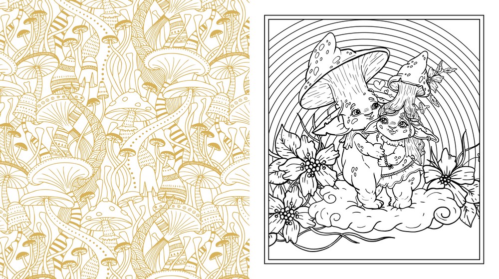 Goblincore Coloring Book by Lulu Mayo | Reject the Perfection and ...