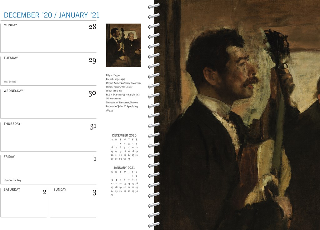 Impressionism 2019-2020 Diary Planner by Museum of Fine Arts Boston ...