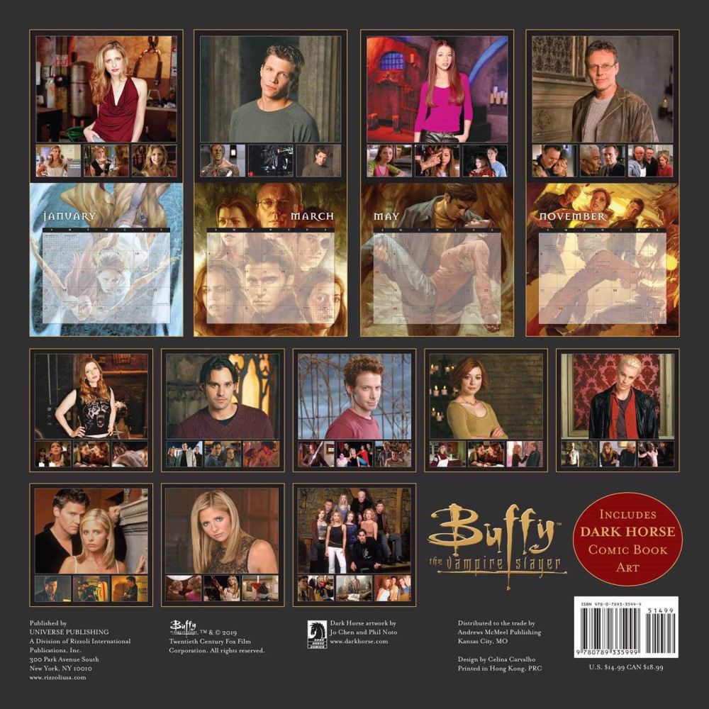 Buffy the Vampire Slayer - 2020 Wall Calendar by 20th Century Fox ...