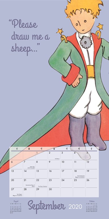 The Little Prince 2020 Calendar by Antoine De Saint-Exupery ...