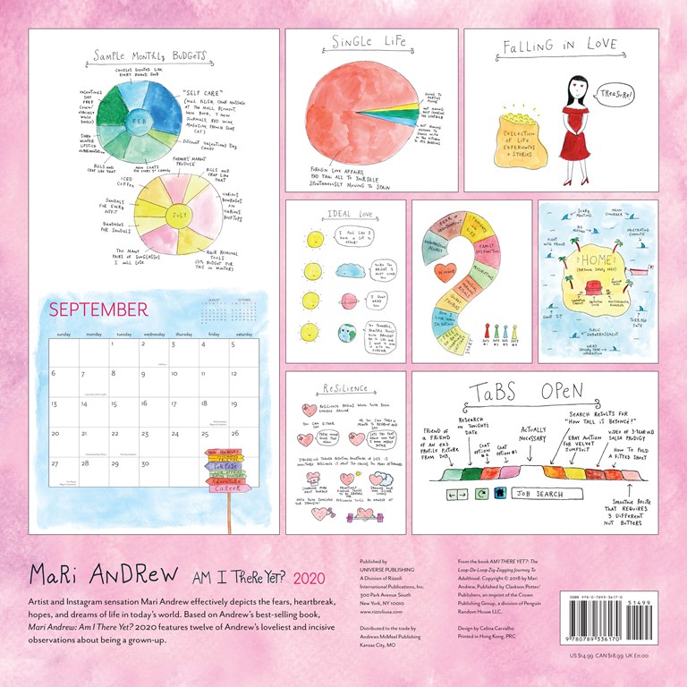 Am I There Yet? - 2020 Wall Calendar, Loop-De-Loop Zig Zagging Journey ...