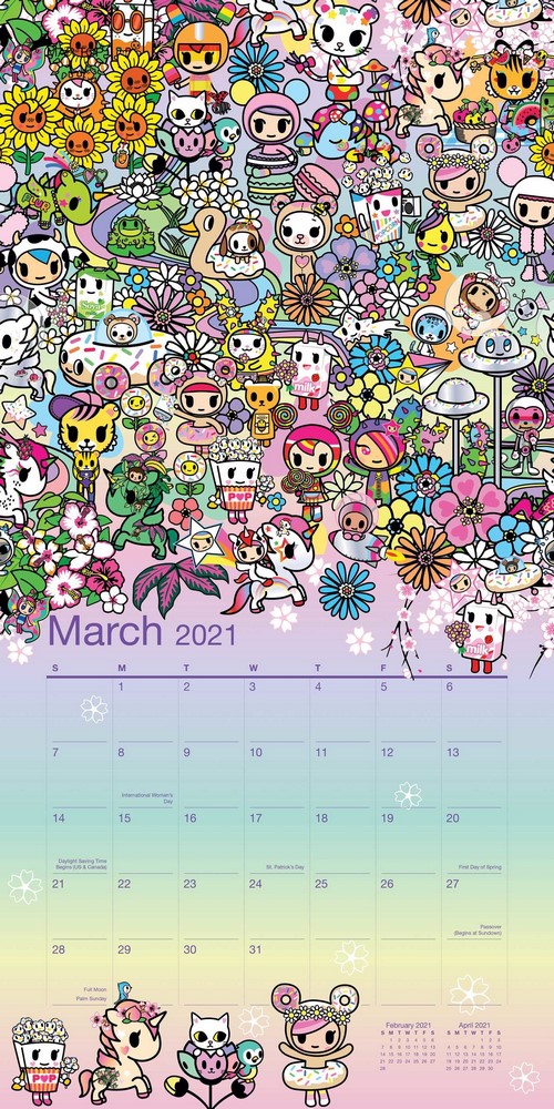 Tokidoki - 2021 Wall Calendar by Simone Legno | 9780789338877 | Booktopia