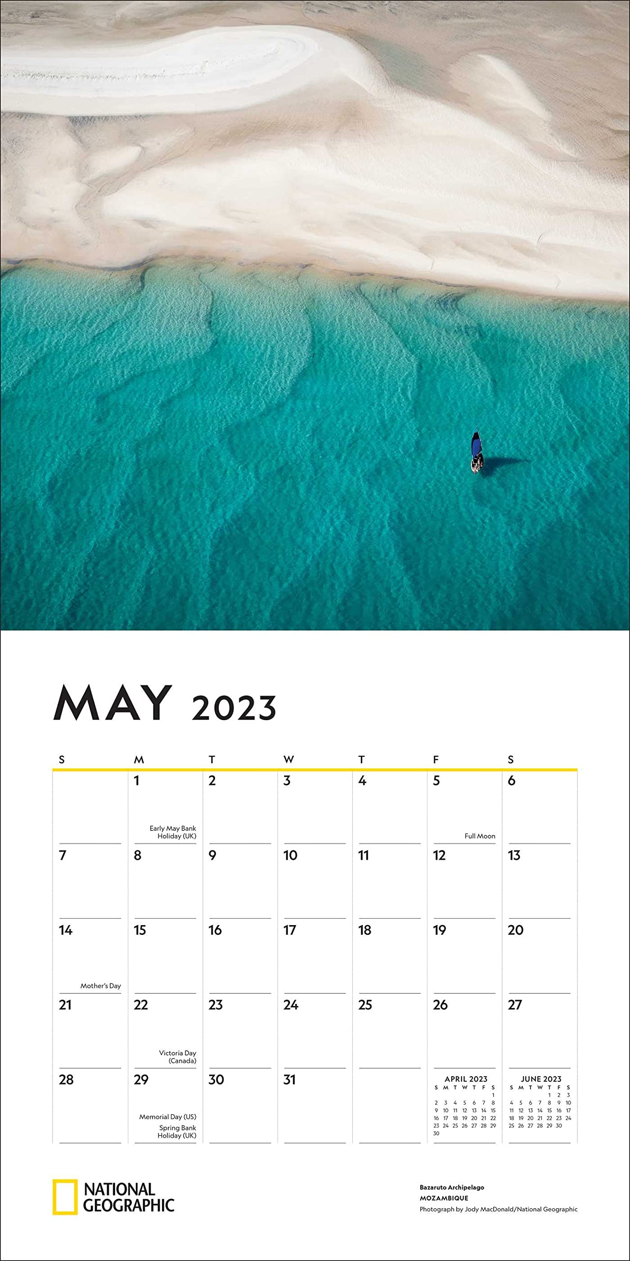 Most Beautiful Places - 2023 Wall Calendar by National Geographic ...