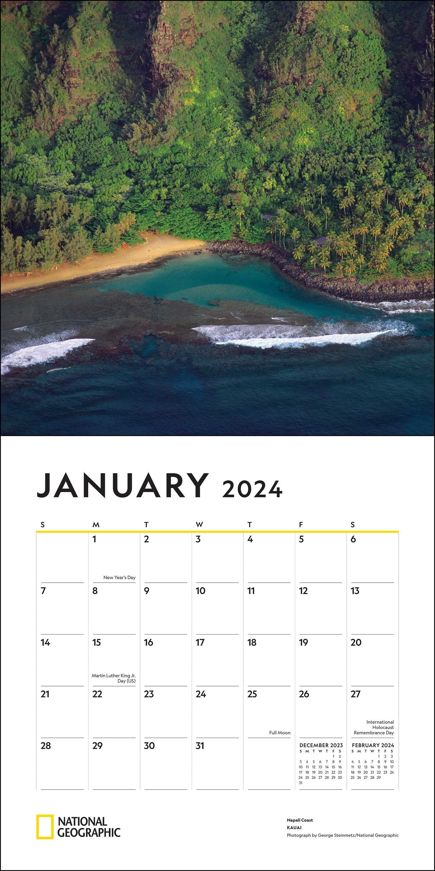 Hawaii - 2024 Wall Calendar by National Geographic | 9780789343420 ...
