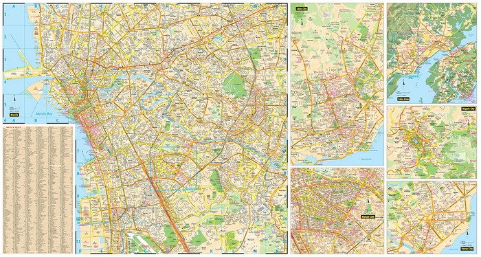 Philippines Travel Map, Fifth Edition by Periplus Editors ...