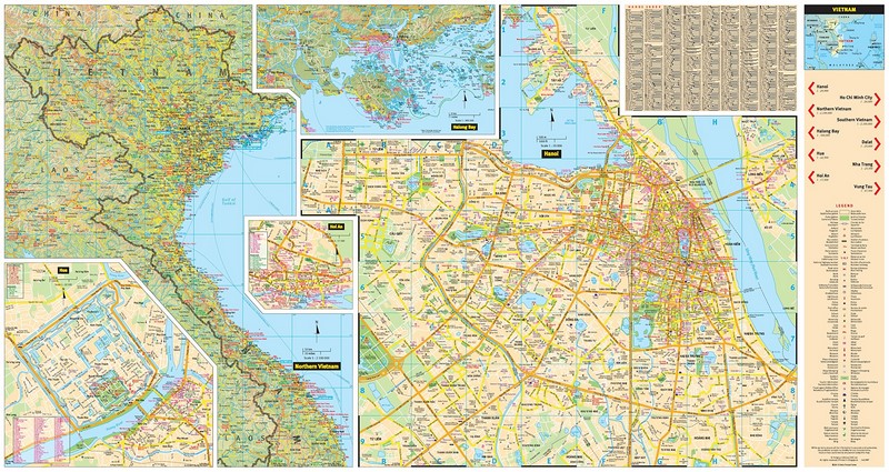 Booktopia - Vietnam Travel Map Eighth Edition, Periplus Travel Maps ...