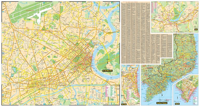 Booktopia - Vietnam Travel Map Eighth Edition, Periplus Travel Maps ...