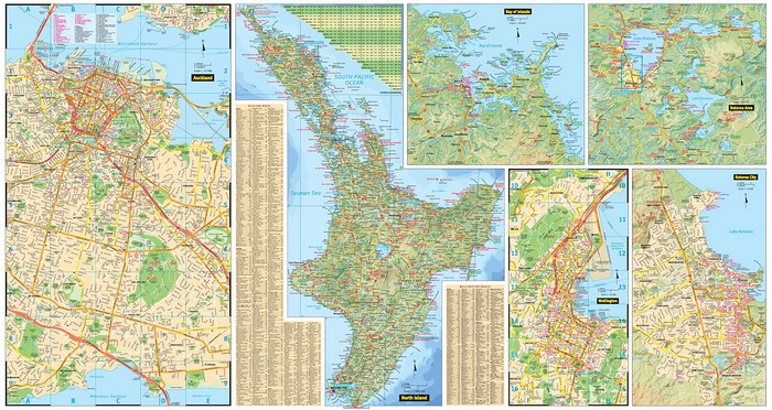 New Zealand Travel Map, Fourth Edition by Periplus Editors ...