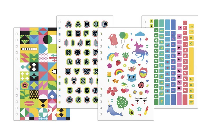 Make It Stick Notebook, 1,000+ Stickers and a Customizable Cover by ...