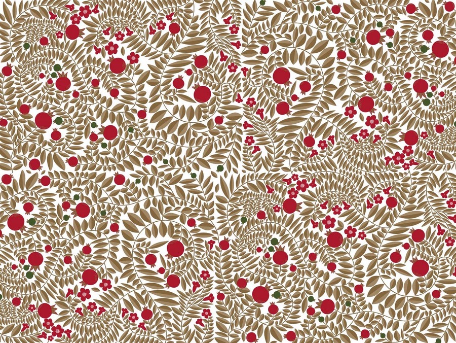 Red and Gold Gift Wrapping Papers, 12 Sheets of High-Quality Wrapping ...