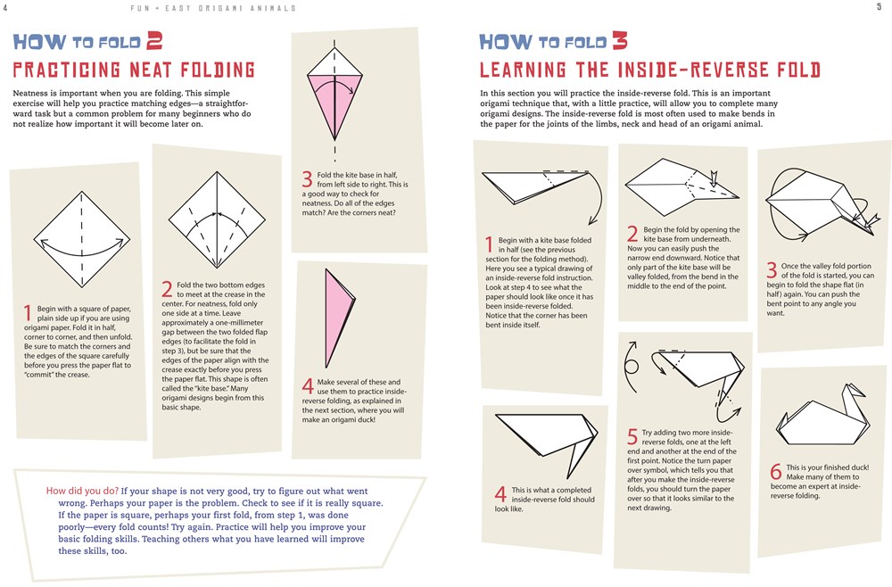 Fun & Easy Origami Animals, Full-Color Instructions for Beginners ...