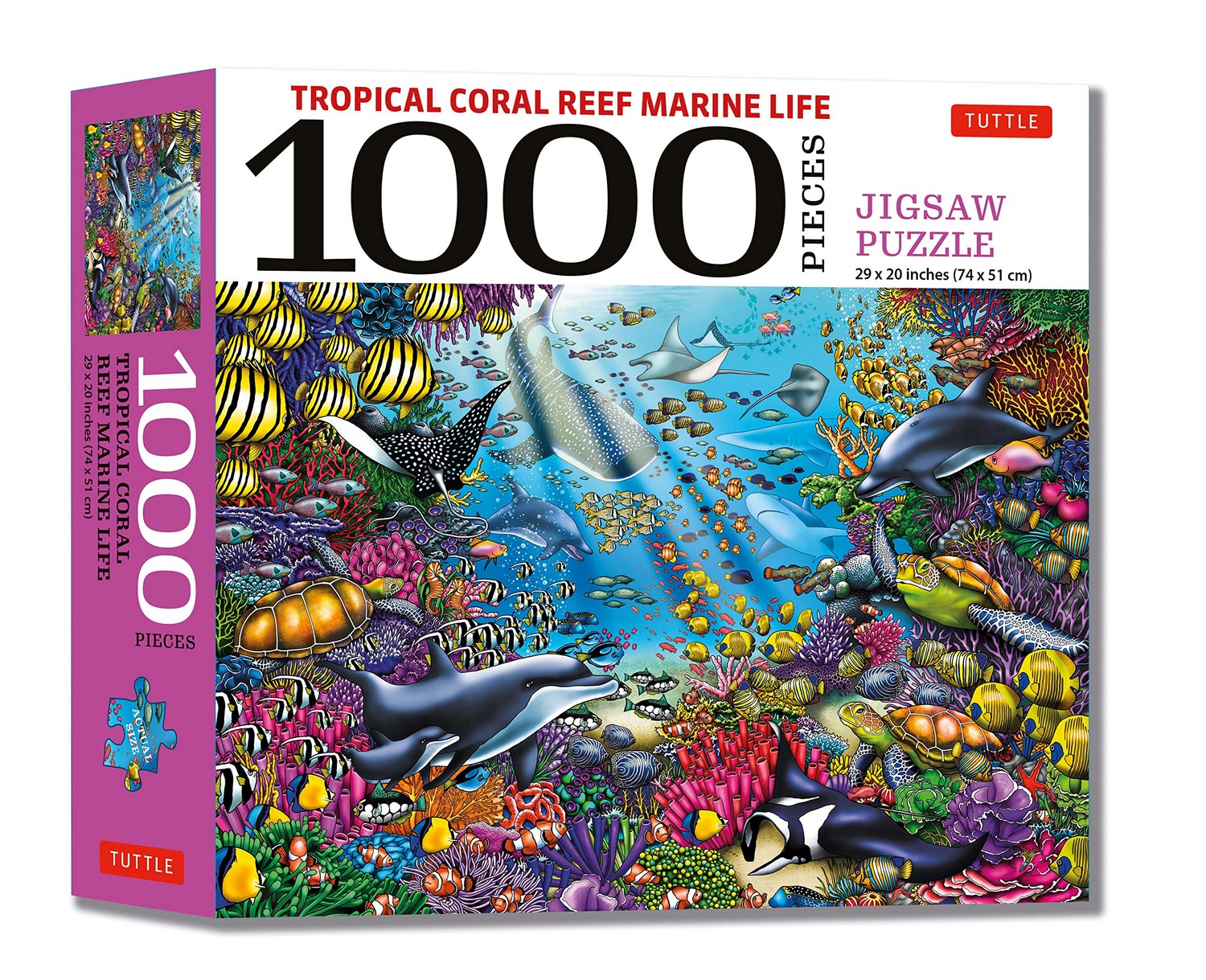 Tropical Coral Reef - Puzzle, 1000-Piece Jigsaw Puzzle by Tuttle ...