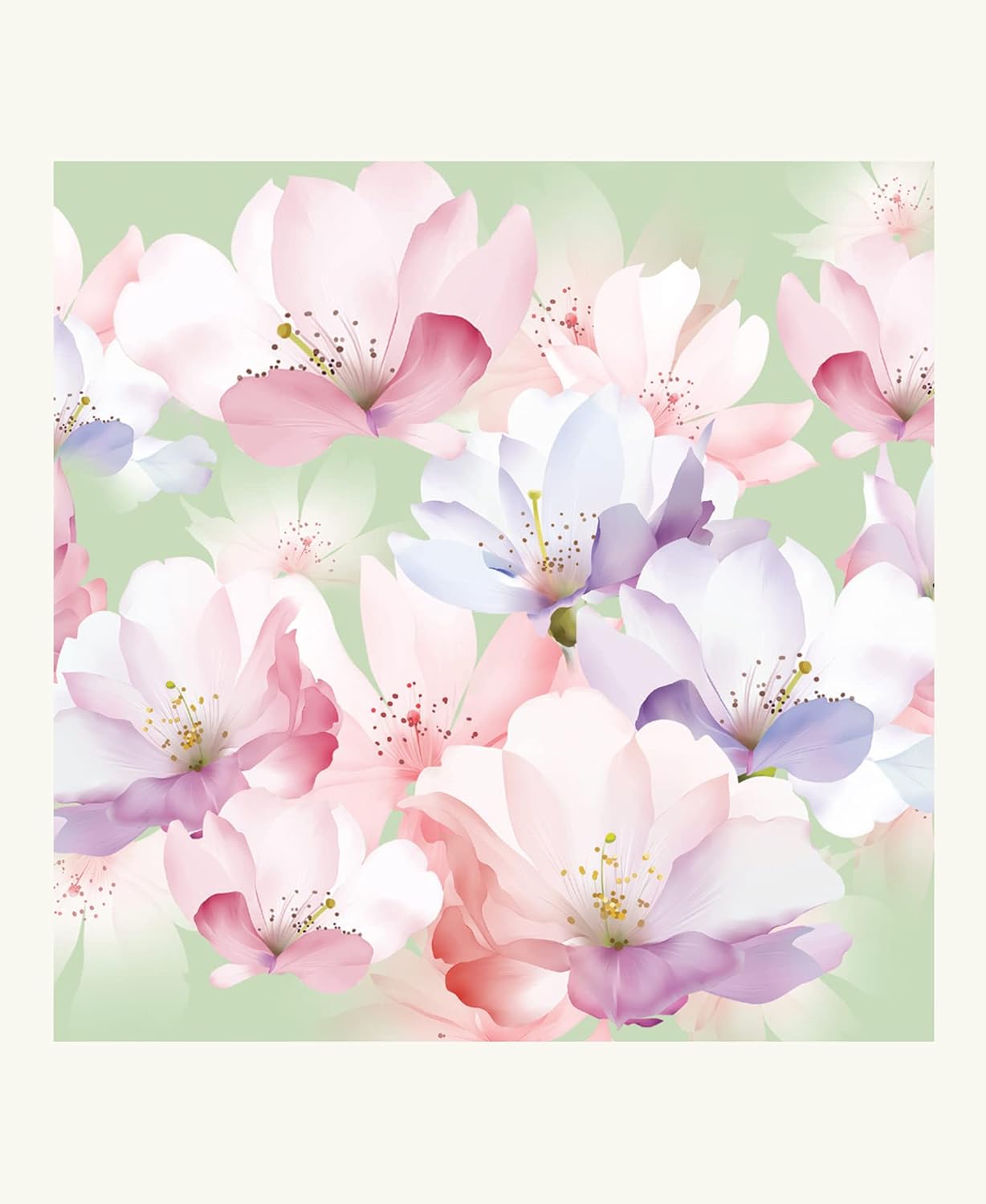 Cherry Blossom Art 16 Note Cards, 16 Different Blank Cards with ...