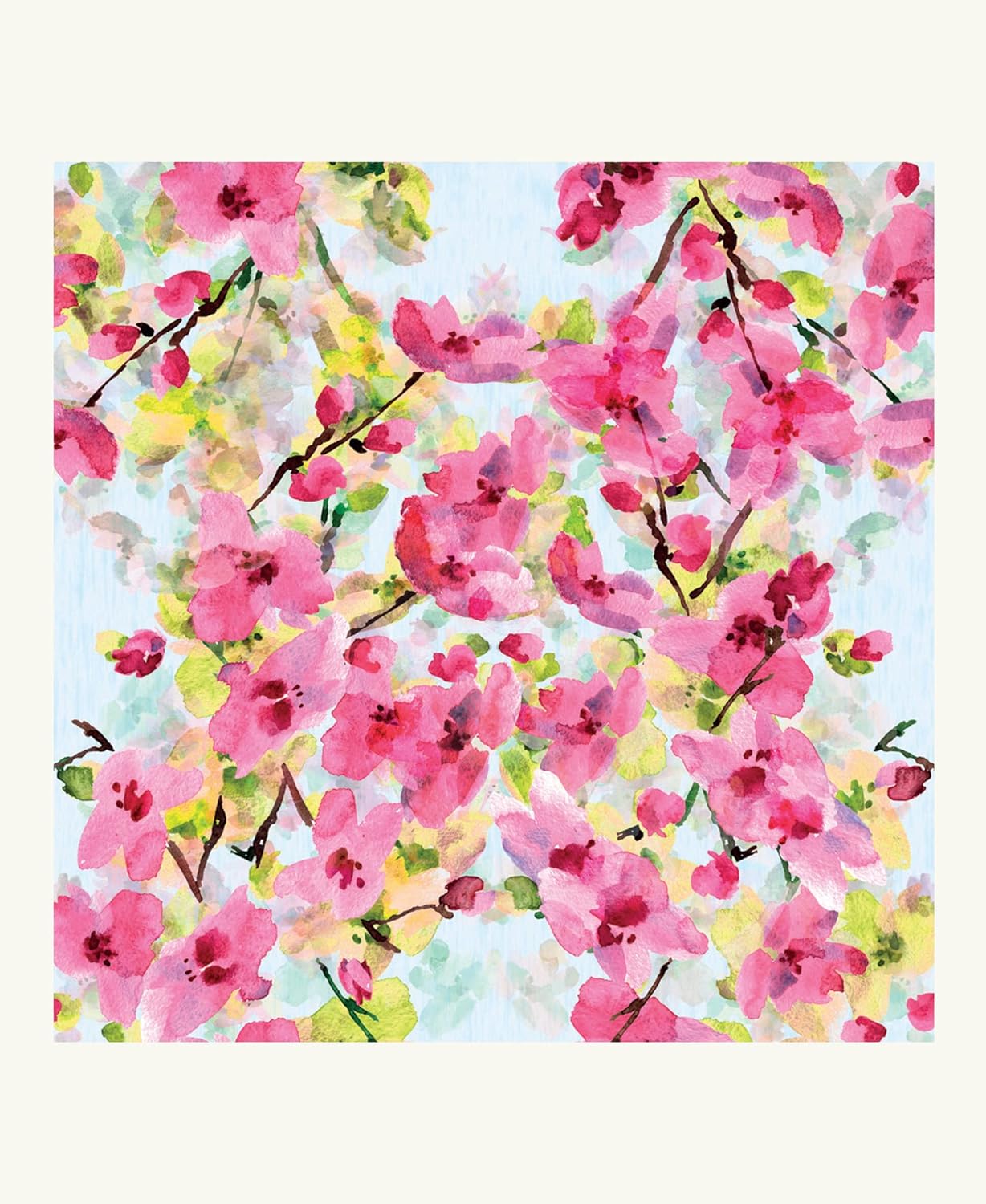 Cherry Blossom Art 16 Note Cards, 16 Different Blank Cards with ...