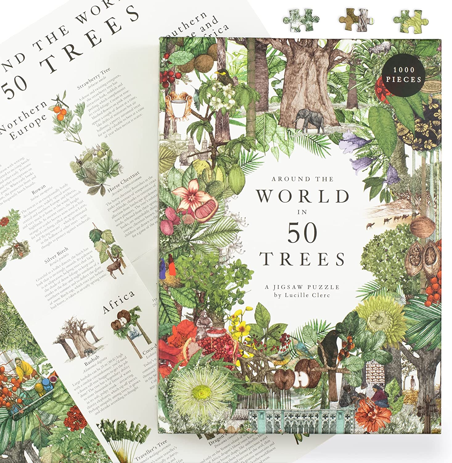 Around the World in 50 Trees - Puzzle, 1000-Piece Jigsaw Puzzle by ...