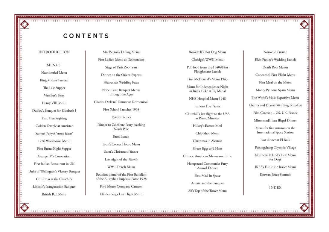 Menus that Made History, Over 2000 Years of Menus From Ancient Egyptian ...