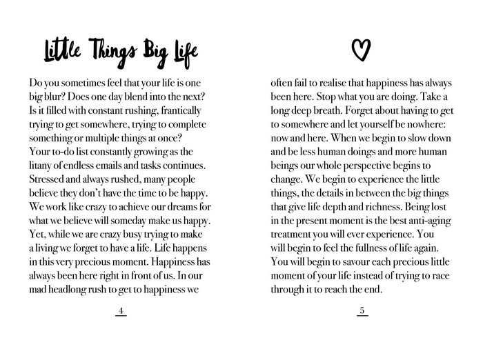 It's The Little Things , Your Greatest Life by David Cuschieri ...