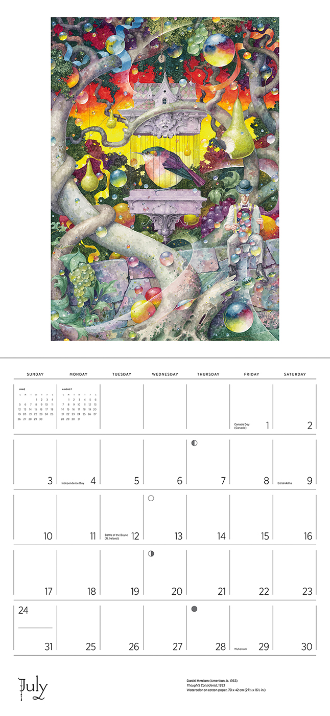 The Art of Daniel Merriam - 2022 Wall Calendar by Pomegranate ...