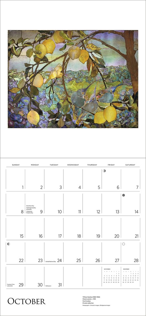 Tiffany - 2023 Wall Calendar by Louis Comfort Tiffany | 9781087504759 ...