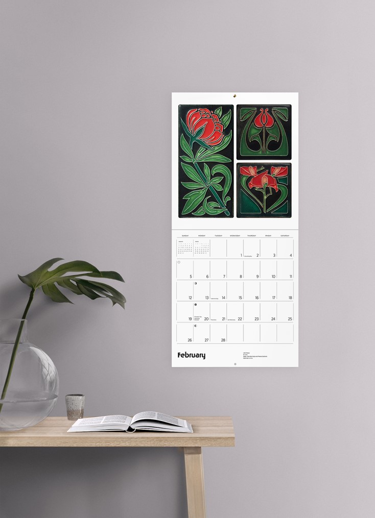 Arts & Crafts Tiles: Made by Motawi Tileworks - 2023 Wall Calendar by ...