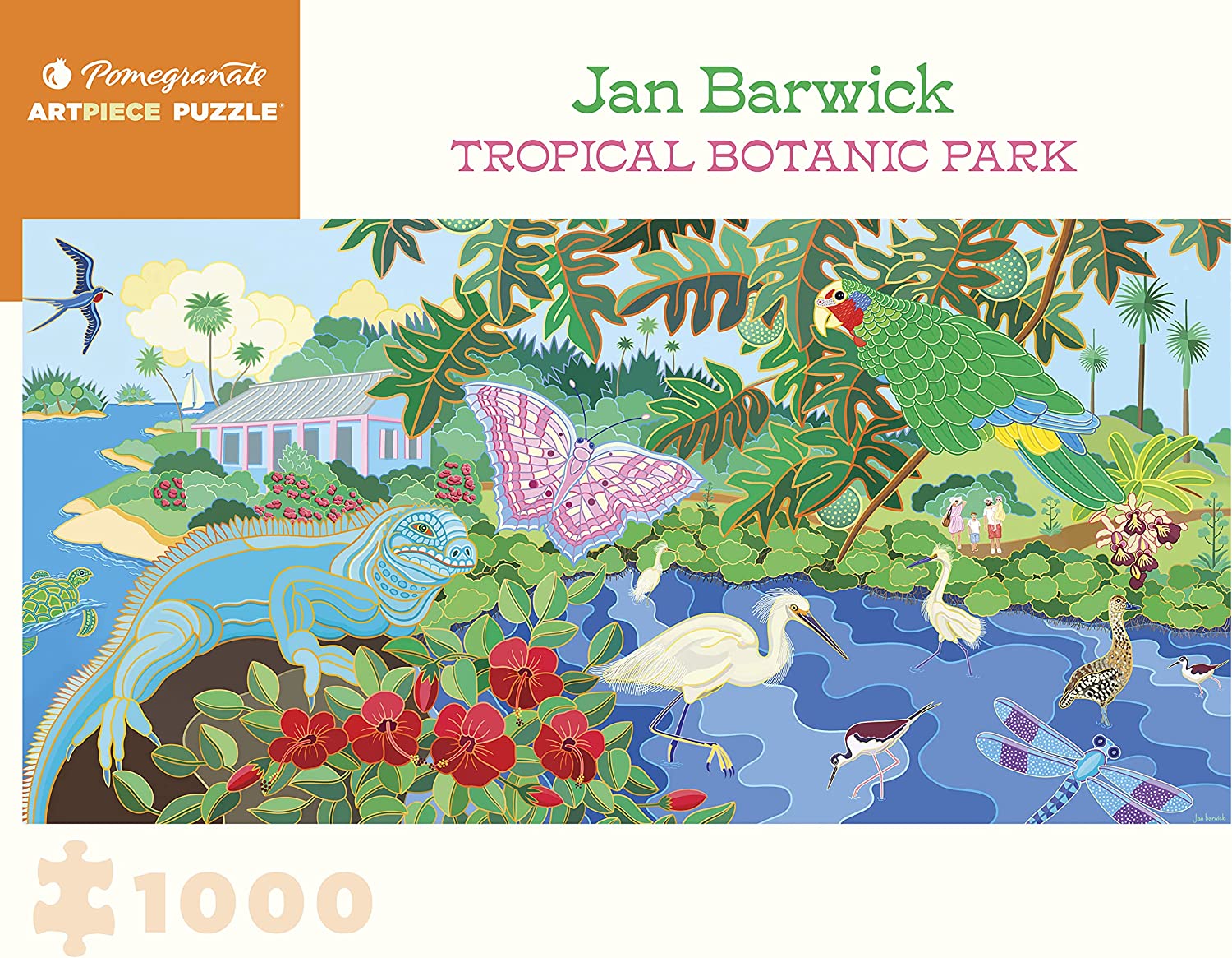 Tropical Botanic Park, 1000-Piece Jigsaw Puzzle by Jan Barwick ...