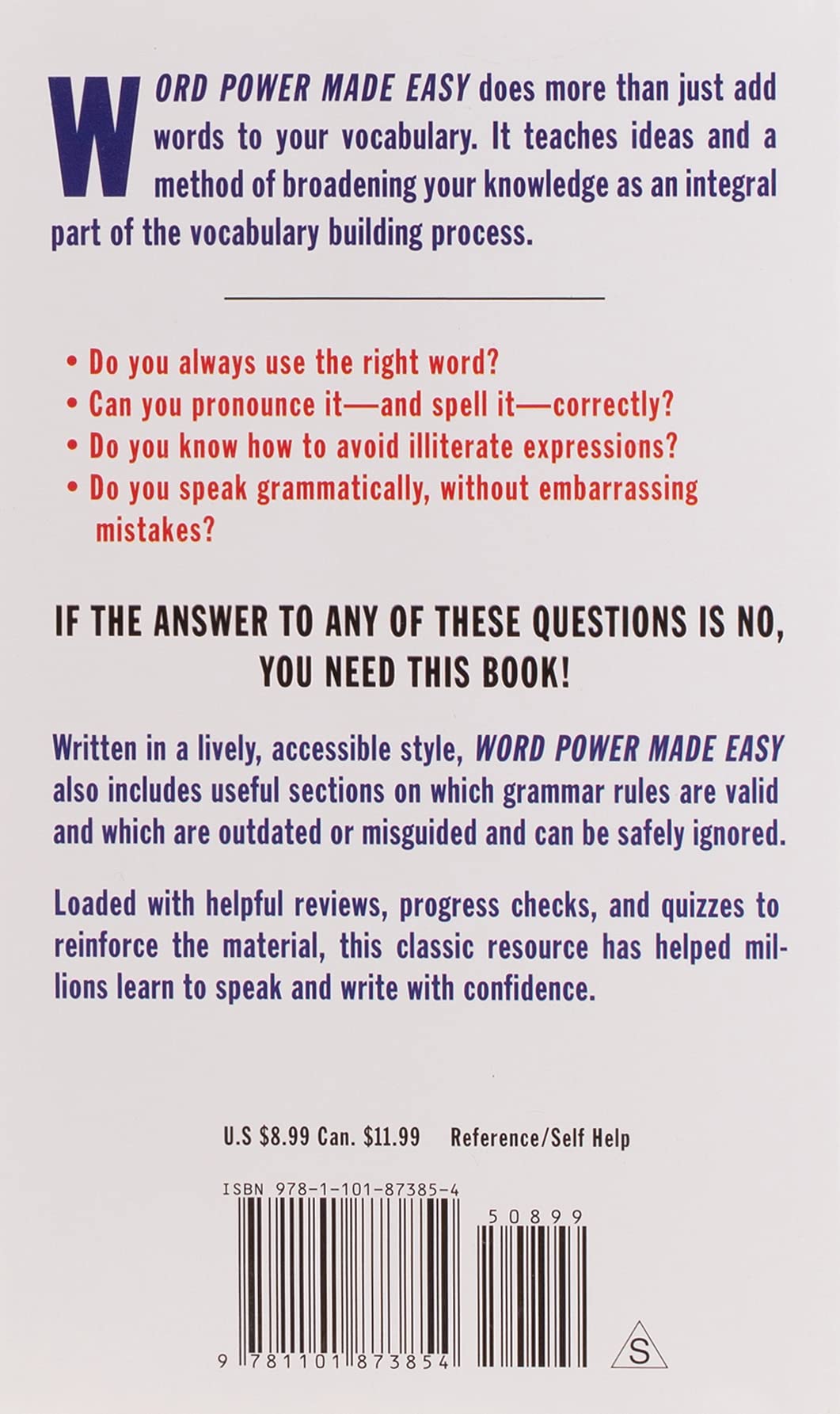 Word Power Made Easy, The Complete Handbook for Building a Superior ...