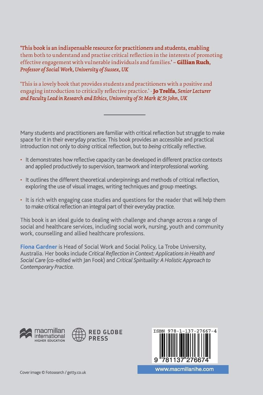 Being Critically Reflective, Engaging in Holistic Practice by Fiona ...