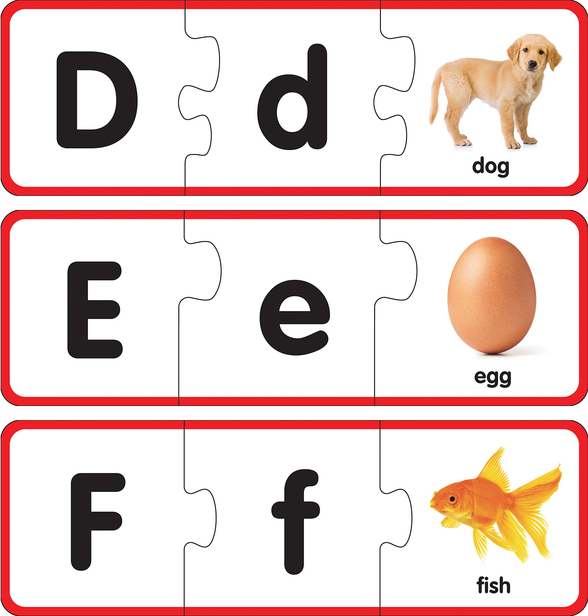 First Learning Puzzles : Alphabet, 26 3-Piece Puzzles & Activity Guide ...