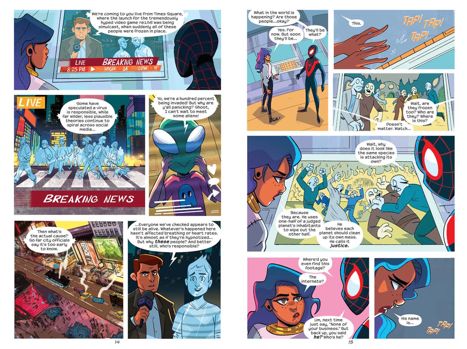 Miles Morales, Stranger Tides (A Spider-Man Graphic Novel #2) by Justin ...