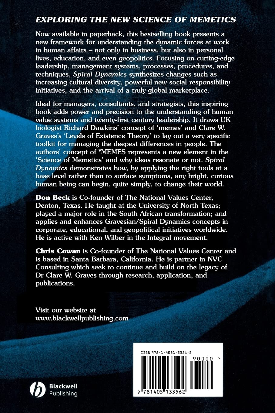 Spiral Dynamics, Mastering Values, Leadership and Change by Prof. Don ...