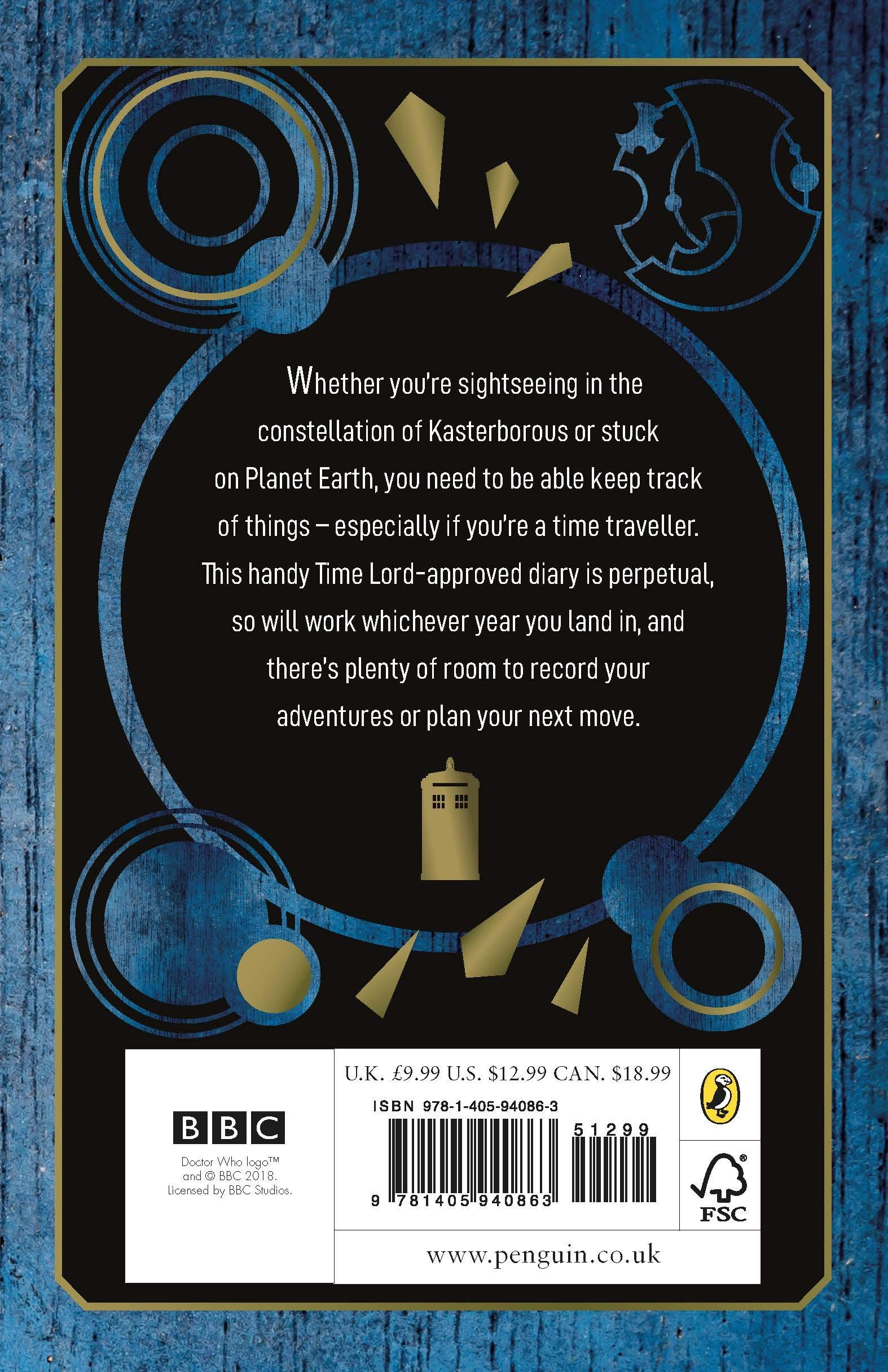 Doctor Who : Time Traveller's Diary, Hardcover by BBC | 9781405940863 ...