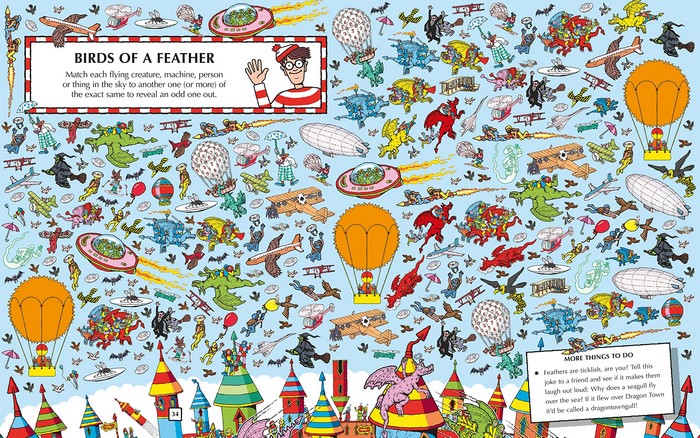 Where's Wally? Takes Flight, Activity Book by Martin Handford ...