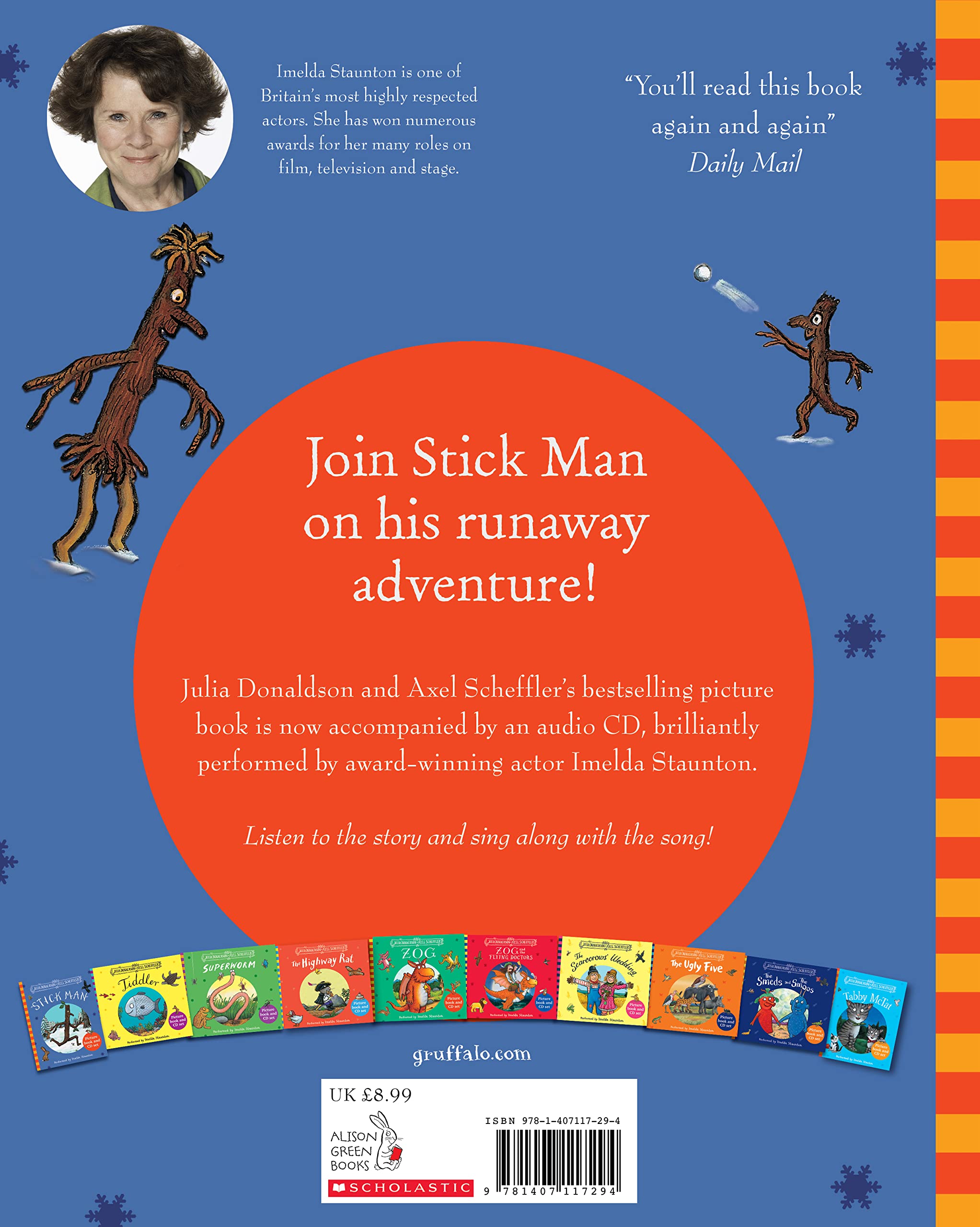 Stick Man , Picture Book (Paperback) and CD Set by Julia Donaldson ...
