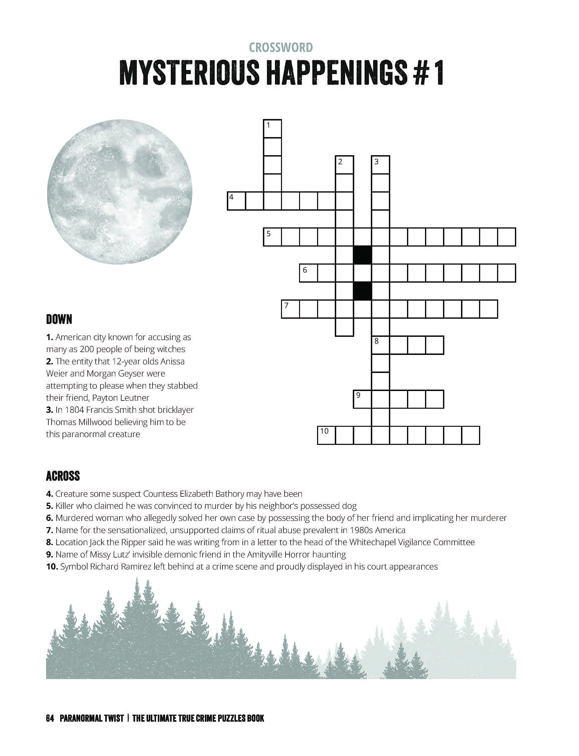 The Ultimate True Crime Puzzle Book, Over 100 Killer Activities for ...