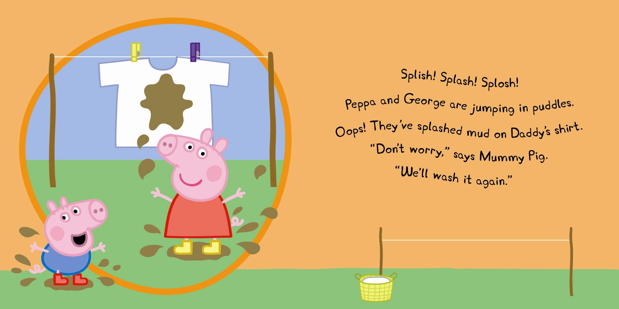 Peppa's Washing Day : My First Storybook, Peppa Pig Series by Ladybird ...
