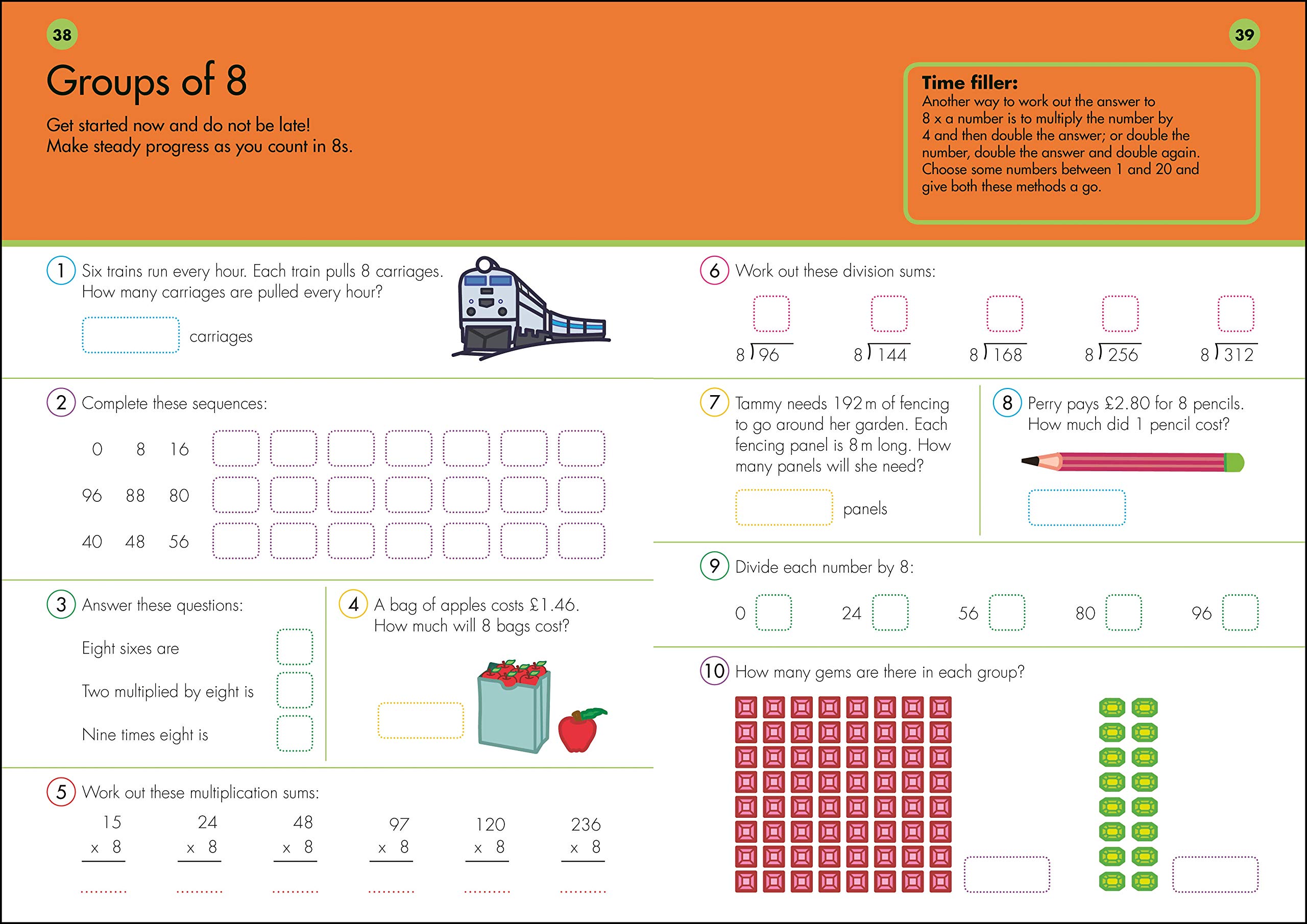 10 Minutes A Day Times Tables Ages 9 11 Key Stage 2 Supports The