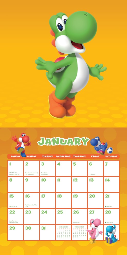 Super Mario - 2023 Wall Calendar by Nintendo | 9781419763441 | Booktopia