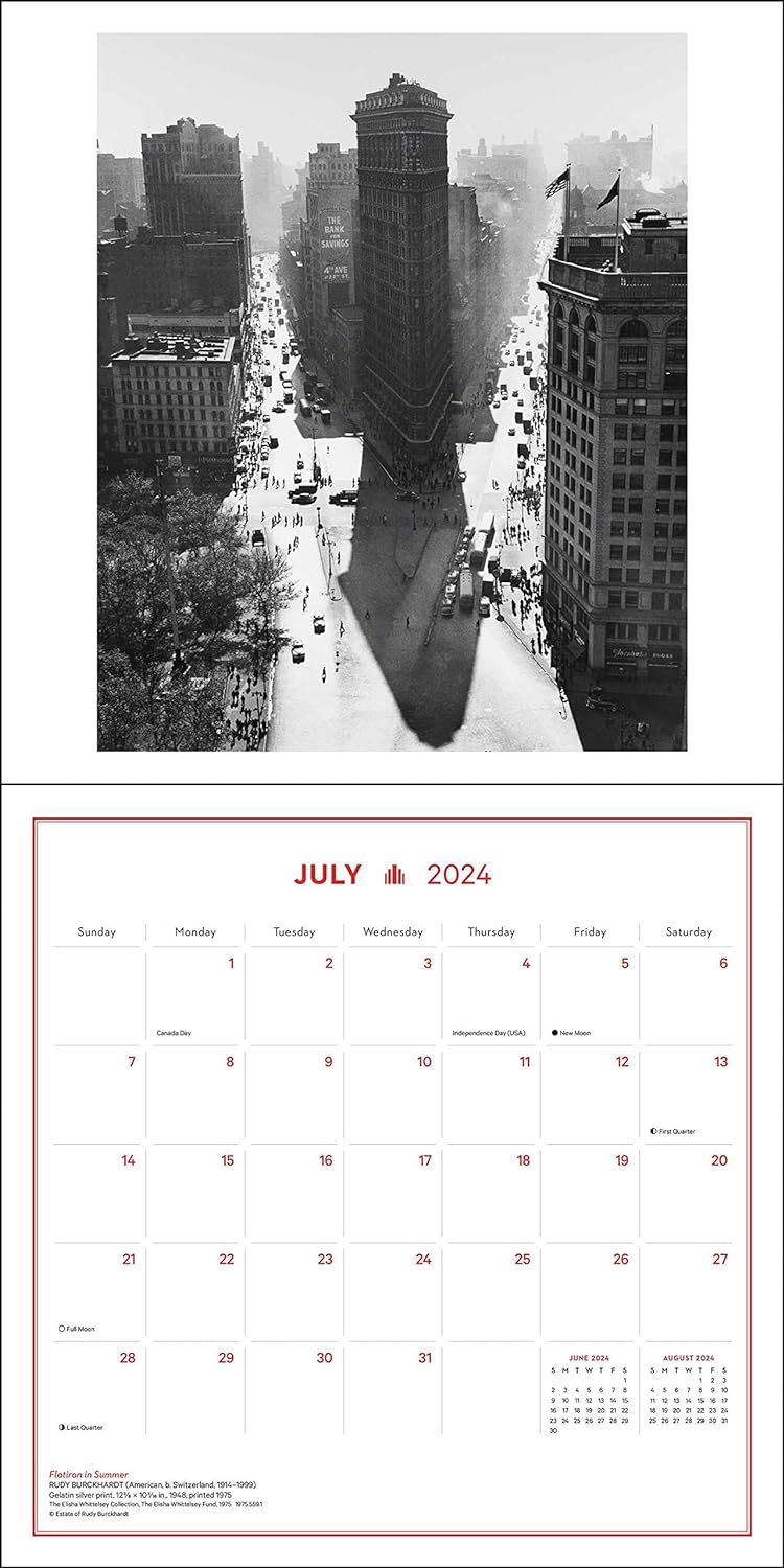 New York in Art 2024 Wall Calendar by Metropolitan Museum of Art the ...