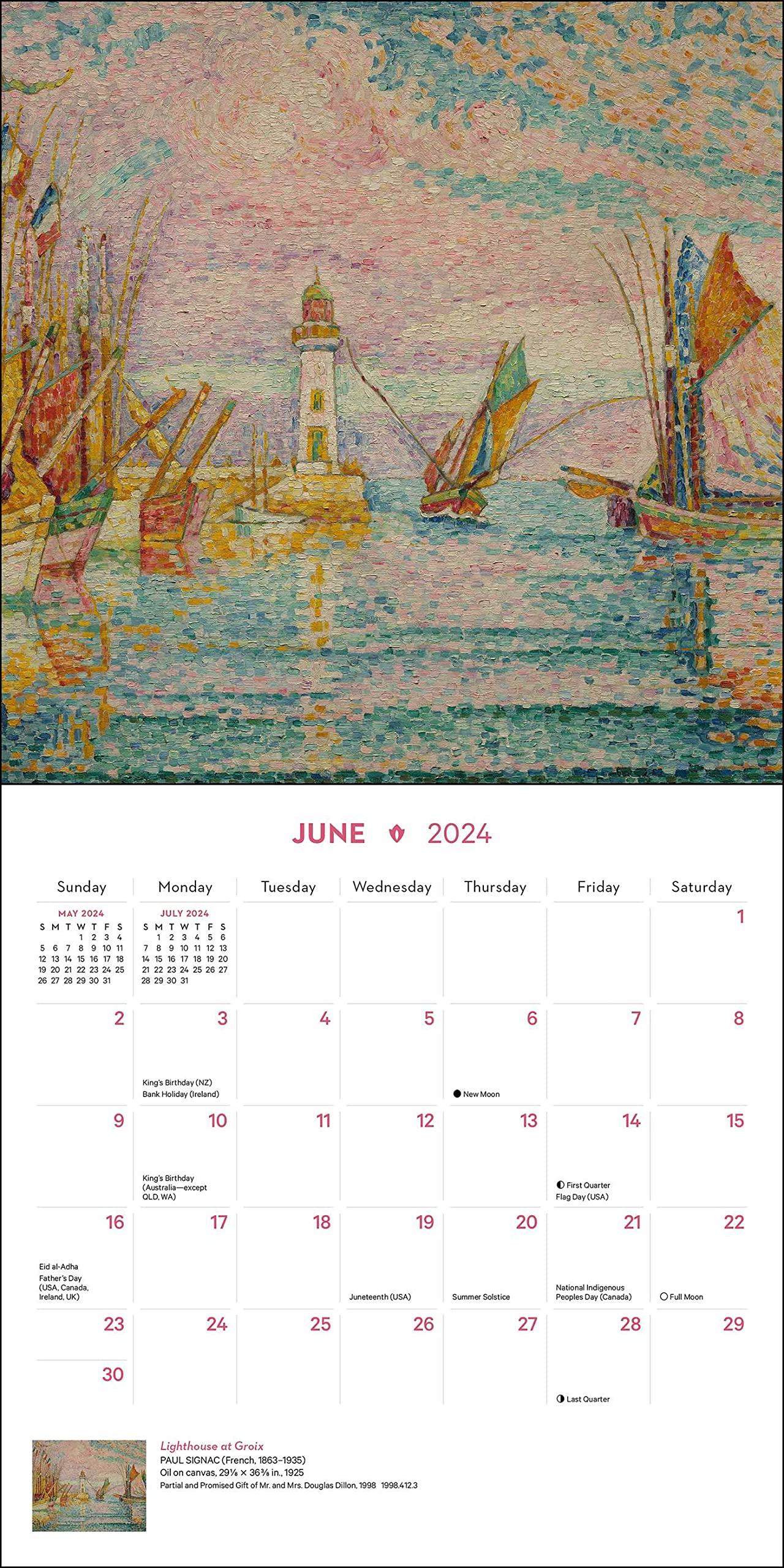 Impressionism and Post-Impressionism - 2024 Mini Wall Calendar by The ...